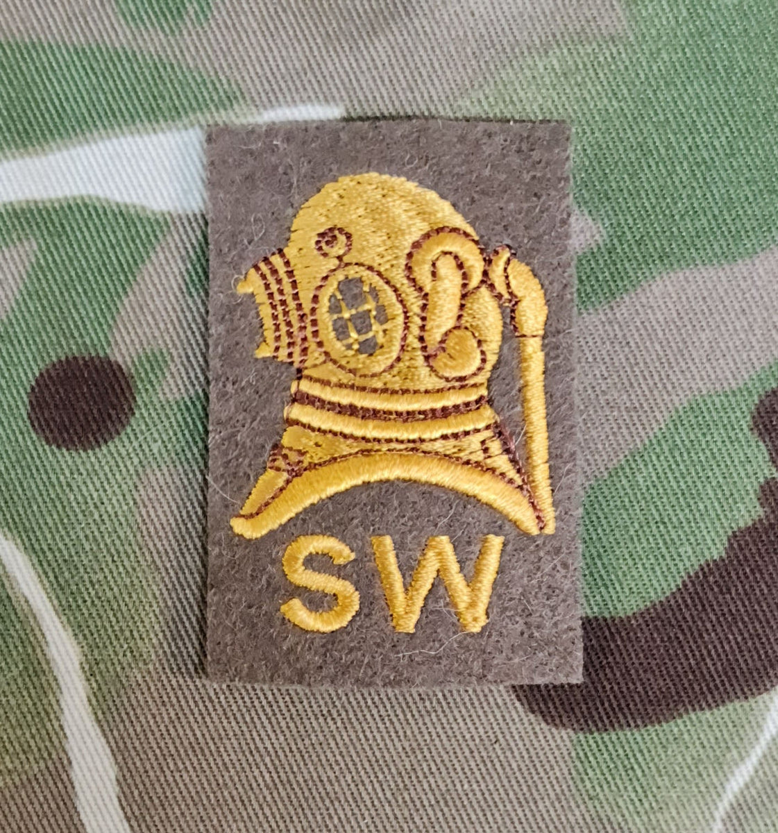 No2 Dress Badge Basic / Shallow Water SW Diver – Badge Workshop