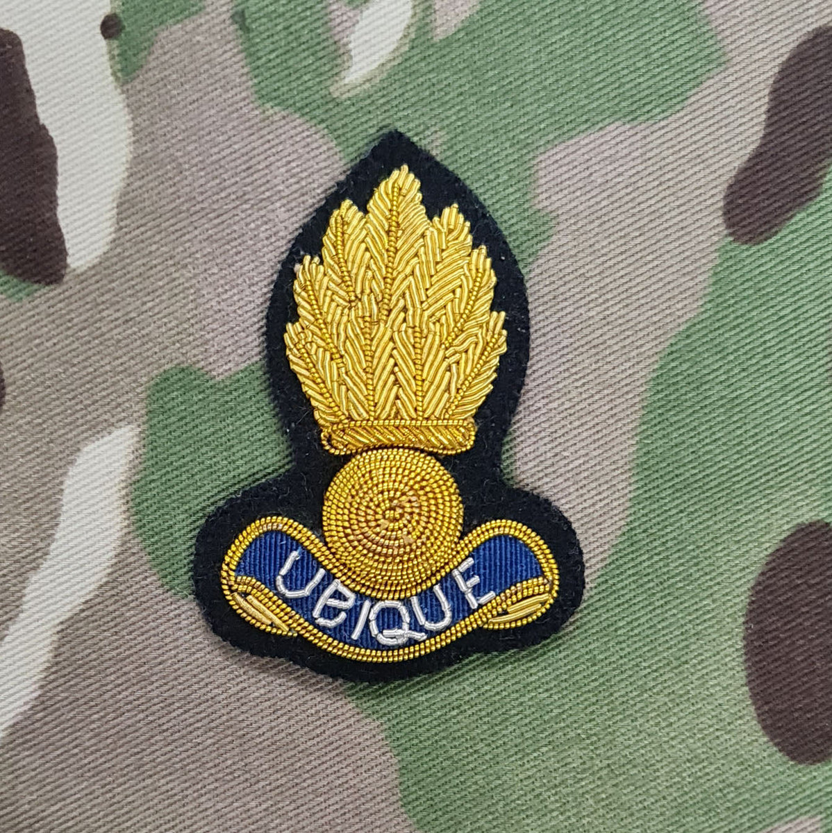 Royal Engineer RE Bullion Officer Cap Badge – Badge Workshop