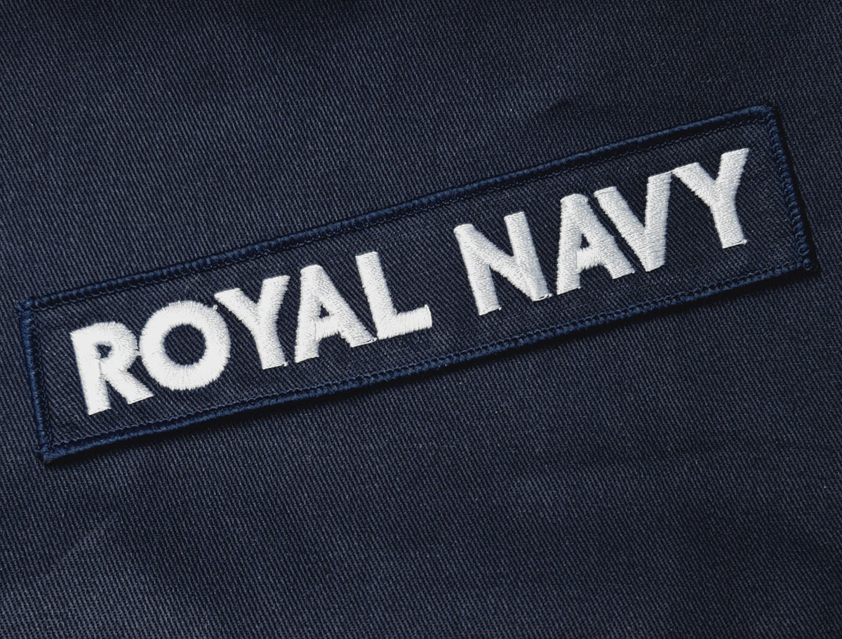Royal Navy PCS Navy Blue Chest Identification Badge – Badge Workshop
