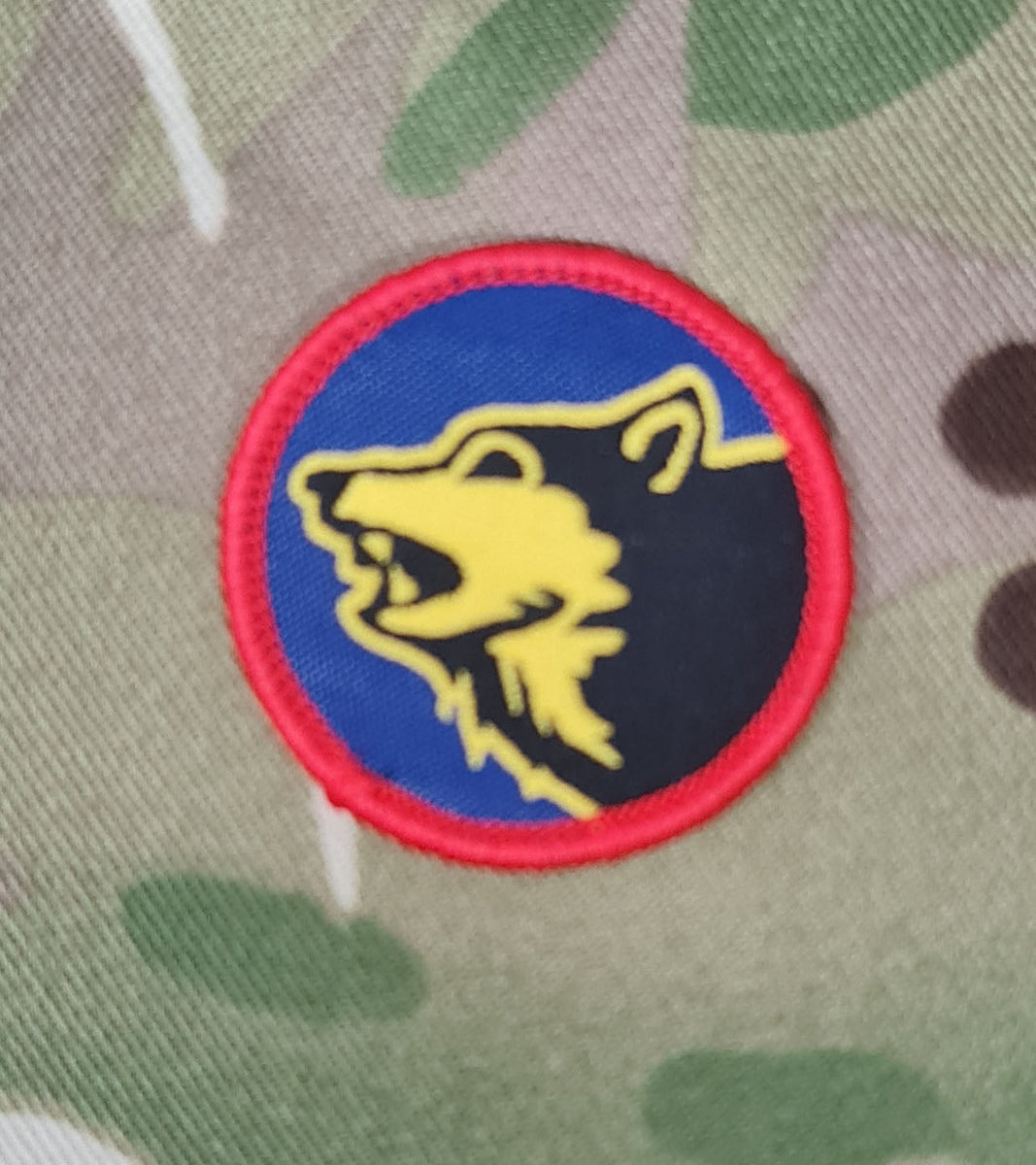 104 Logistics Brigade Badge Woven - Full Colour – Badge Workshop