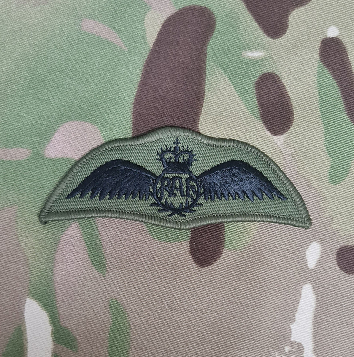 RAF Royal Air Force - Pilot Wings Qualification Wings Cloth - subdued ...