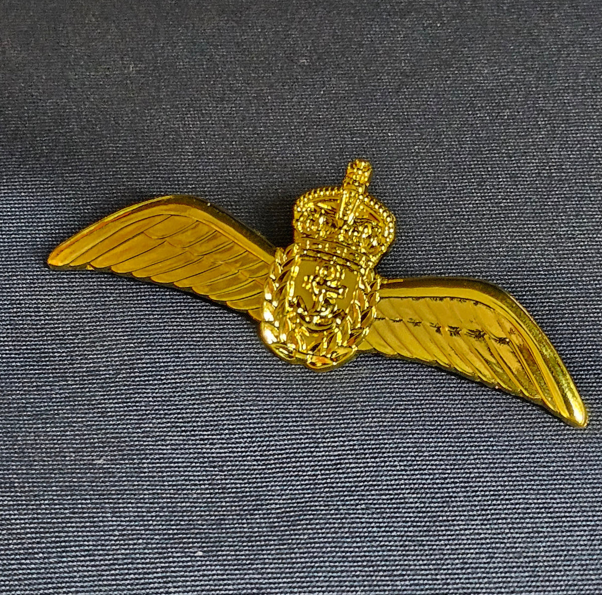 FAA / Fleet Air Arm / Royal Navy Pilots Wings Metal (Kings Crown / CR3 ...