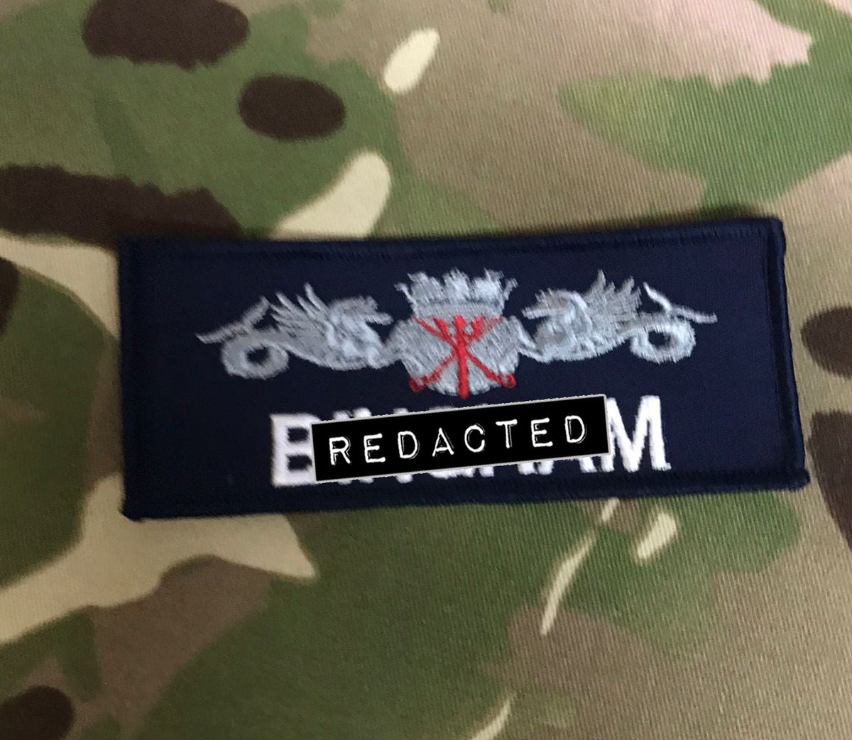 NEW Style - Royal Navy (Rig22 / Rig 22) Name Badge / Tally / Name Tape ...