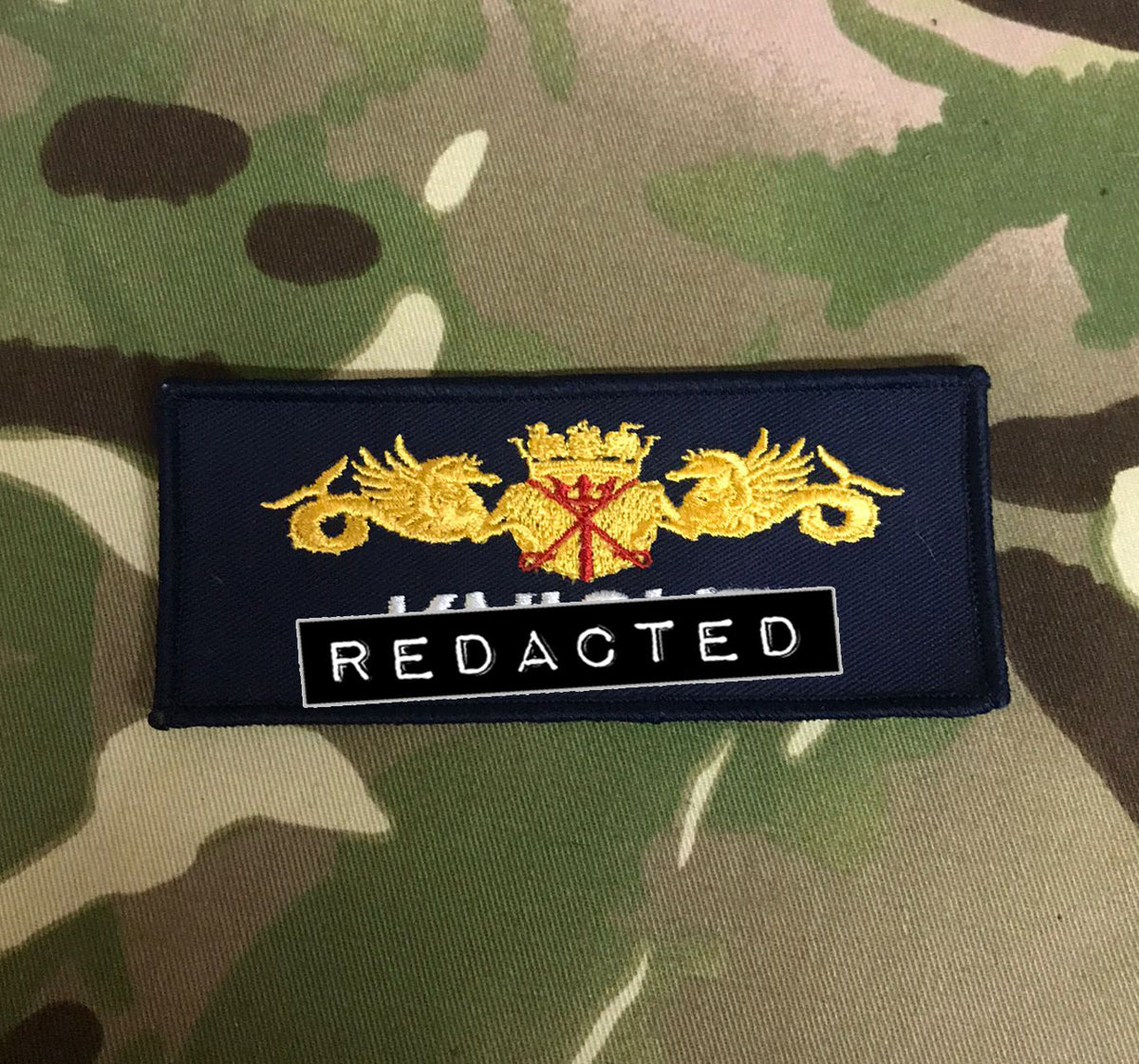 Principle Warfare Officer (PWO) (Gold Award) - Royal Navy Logo - Name ...