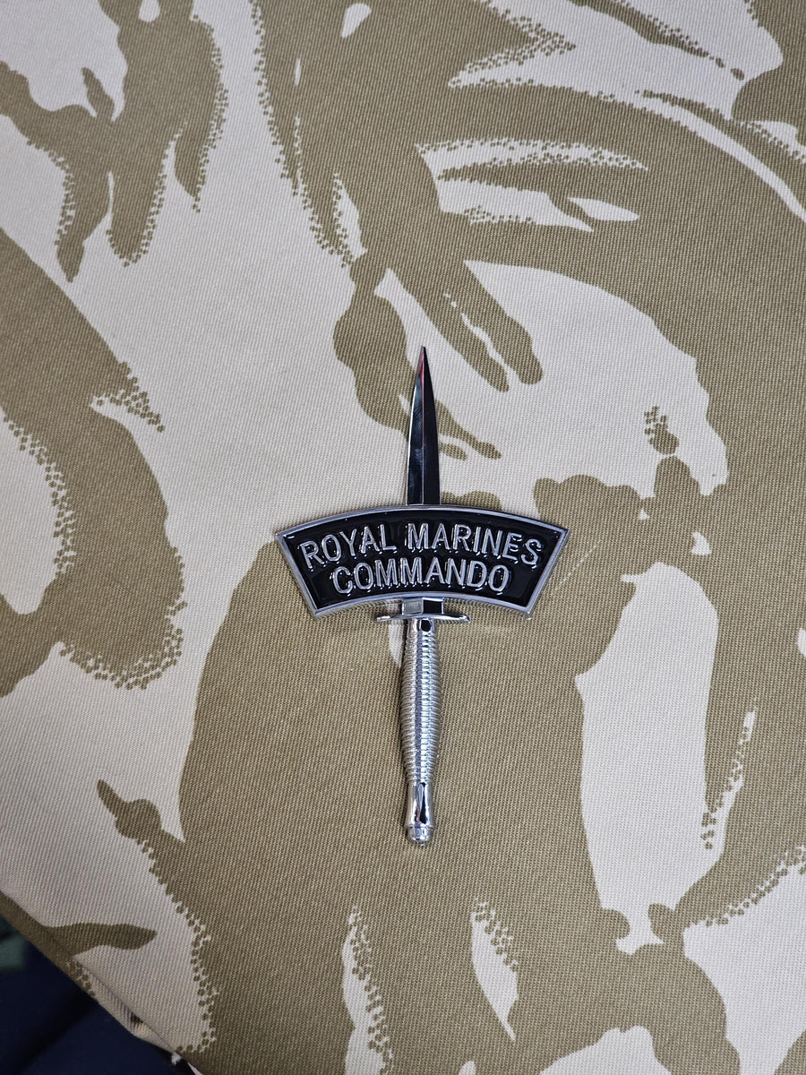 Royal Marines Commando Logo Fairburn Sykes - Chrome ABS 3D automobile ...